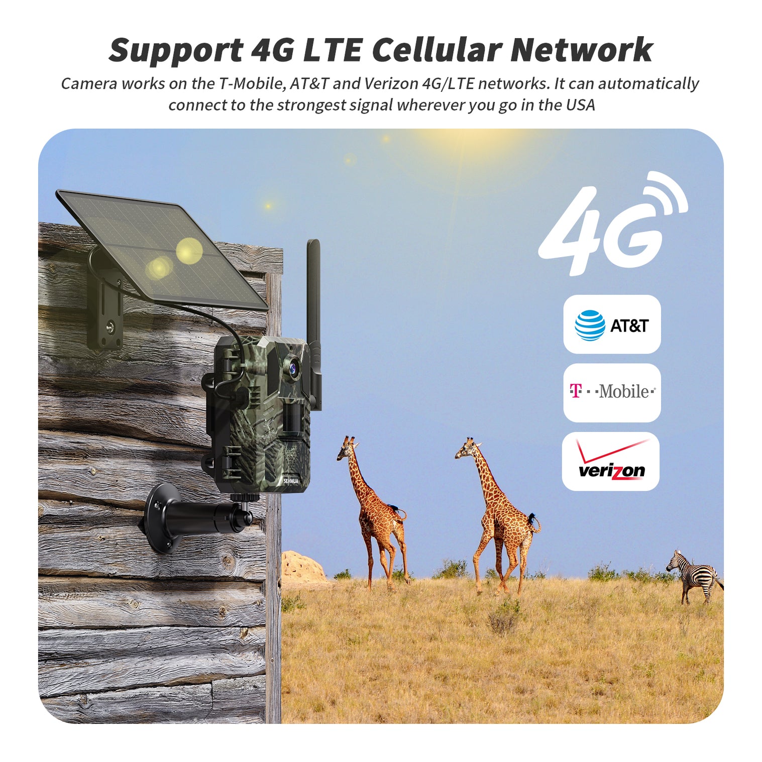 4G LTE Cellular Trail Cameras（HC22） – SEHMUA Direct